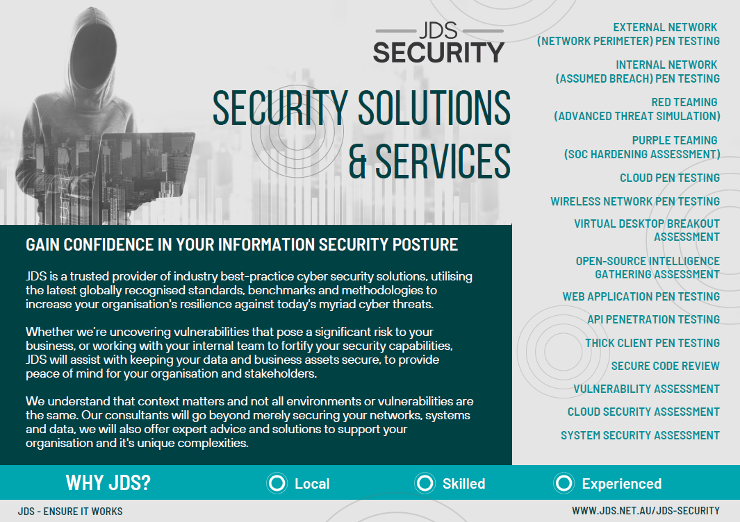 JDS Security – JDS Australia